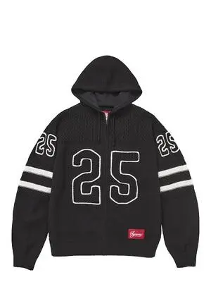 Supreme Sport Zip Up Hooded Sweater - Black