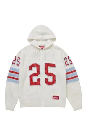 Supreme Sport Zip Up Hooded Sweater - White