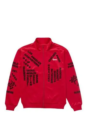 Supreme Tricot Track Jacket - Red