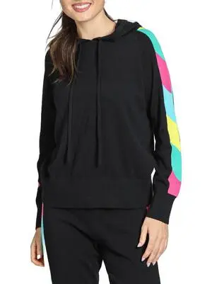 APNY Sleeve Stripe Hoodie - Black Multi