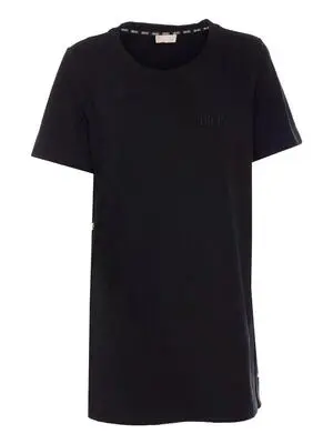 Liu Jo Logo-embroidered T-shirt - Black