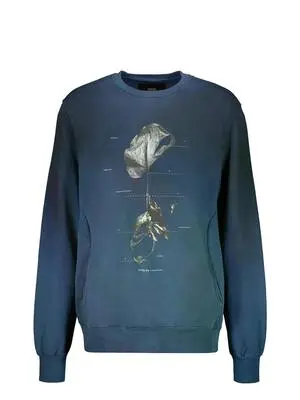 ISO.POETISM Anatomy-print Sweatshirt - Blue