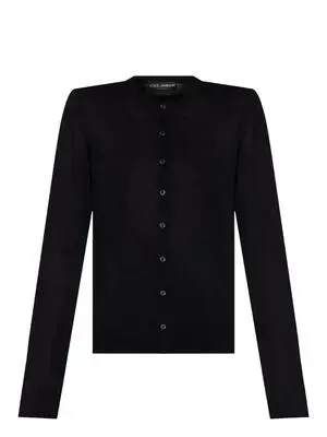 Dolce & Gabbana Dna Button-up Cardigan - Black