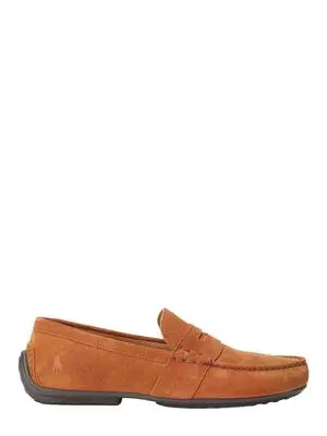Polo Ralph Lauren Leather Loafers - Orange