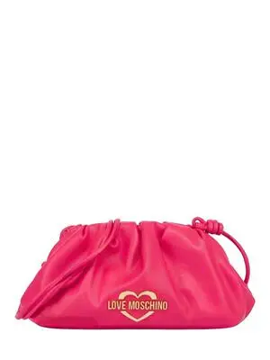 Moschino Logo-plaque Crossbody Bag - Pink