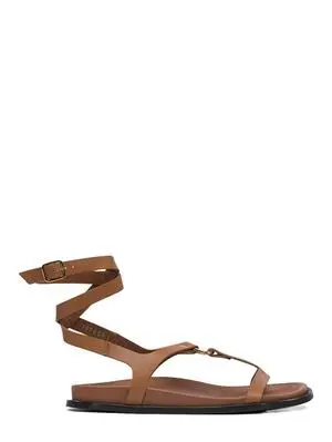 ALOHAS Flat Sandals Beige