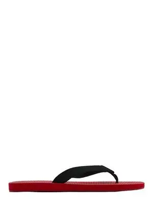 THE ROW Dune Flip Flop Sandals Red