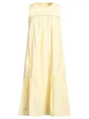 Peserico Midi Flared Dress - Yellow