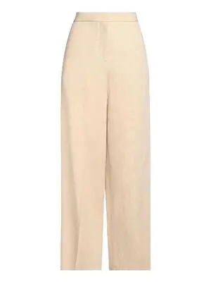 Fabiana Filippi Wide-leg Linen Blend Pants - Beige