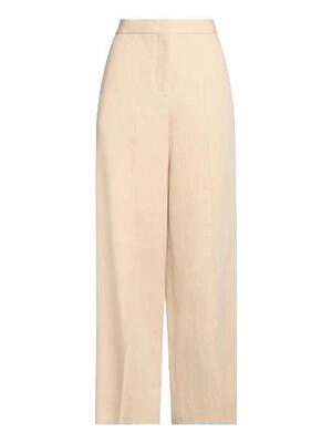 Fabiana Filippi Wide-Leg Linen Blend Pants Sand