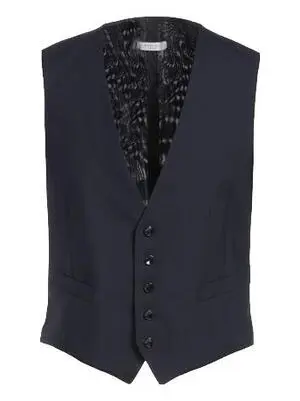 Boglioli Tailored Vest In Virgin Wool - Blue