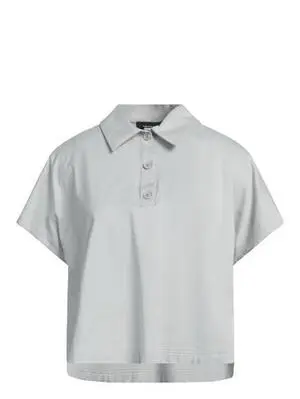 Fabiana Filippi Polo Shirt In Cotton And Viscose - Grey