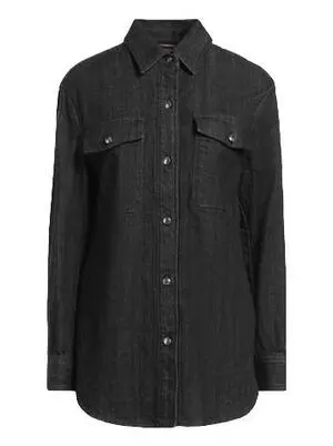 MOORER Denim Shirt - Black