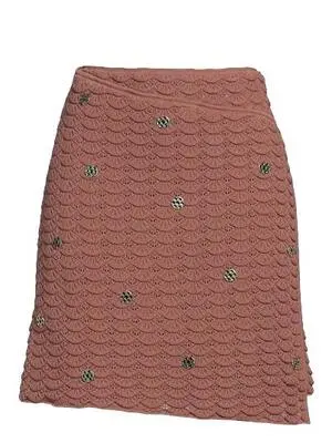 Sandro Flared Mini Skirt - Brown