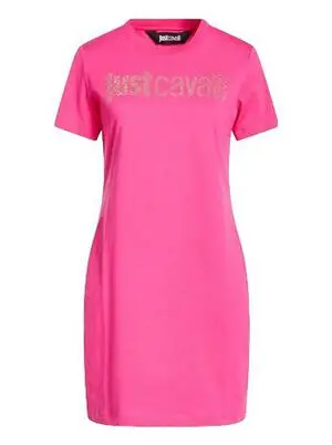 Just Cavalli Mini T-shirt Dress - Fuchsia