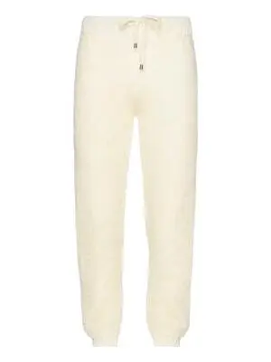 TAKESHY KUROSAWA Tapered Knit Pants - White