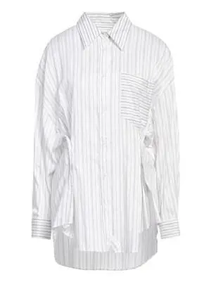 DONDUP Long Striped Shirt - White