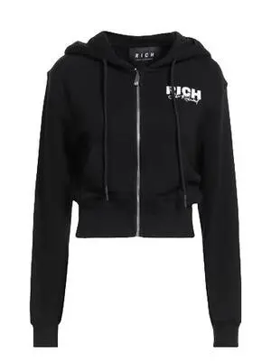 John Richmond Cotton Sweatshirt - Black