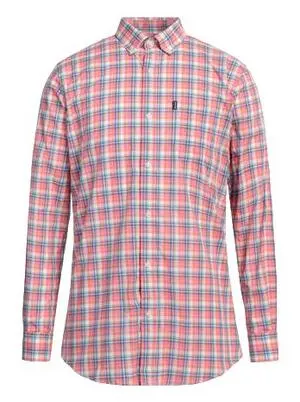 Barbour Shirt Coral Size Cotton - Red