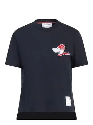 Thom Browne Appliquéd T-shirt - Navy