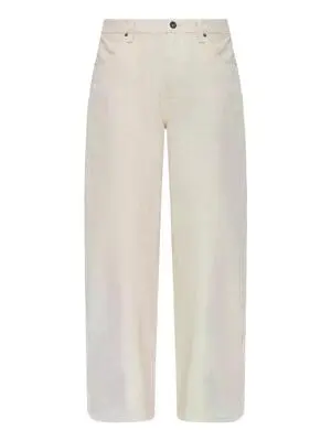 SELF-PORTRAIT Tapered-leg Jeans - White