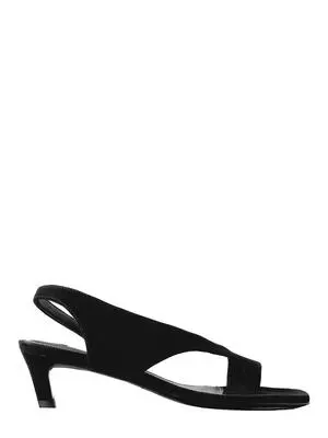 TOTEME Suede Slingback Sandals - Black
