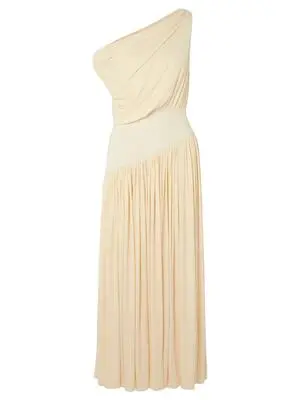 ABADIA One-Shoulder Maxi Dress