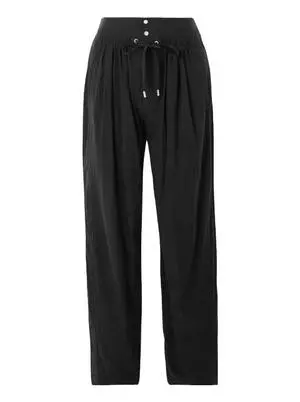 Isabel Marant Gleen Tapered Pants - Black