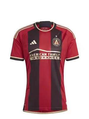 Adidas Atlanta United Fc 23/24 Home Authentic Jersey - Black/team Victory Red
