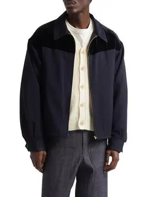 Visvim Mayfield Swing Zip Jacket - Navy