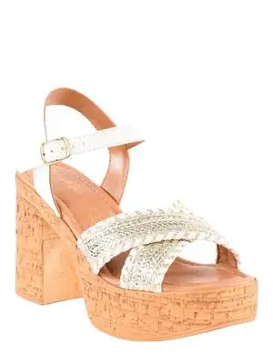 Seychelles Seychelles Bravo Wedge Sandal Light Goldhite