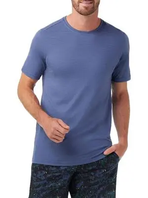 Smartwool Active Performance Wool Blend T-shirt - Nightfall Blue
