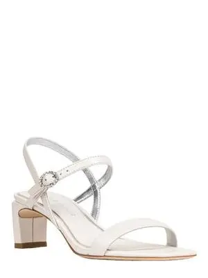 DONALD PLINER Block Heel Sandal - Pearl