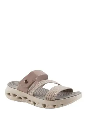 SPRING STEP SHOES Galvanesa Platform Wedge Slide Sandal - Mauve