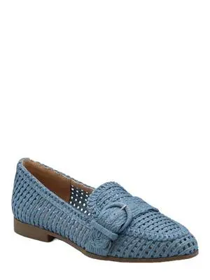 CHARLES DAVID Charles David Follies Raffia Loafer Blue