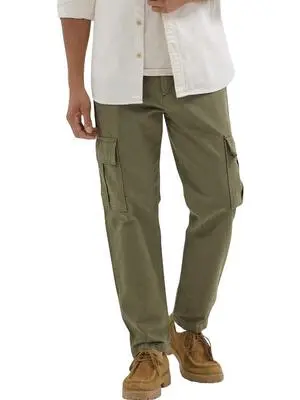 LEEM Workwear Loose Canvas Cargo Pants - Mercantile Green