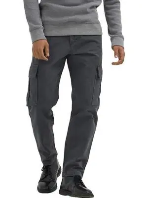 LEEM Workwear Loose Canvas Cargo Pants - Dark Muted Gray