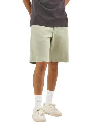Wrangler Casey Jones Flat Front Stretch Cotton Shorts - Tea
