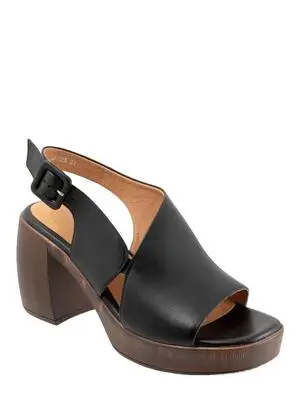 Eos EOS FOOTWEAR Spicer Slingback Platform Sandal Black