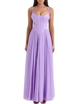 House Of Cb Pascha Butterfly Corset Maxi Dress - Orchid - 2% Off |  Editorialist