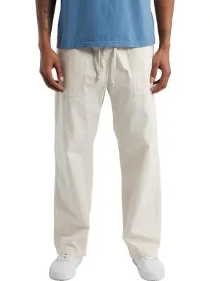 SERVICE WORKS Organic Cotton Ripstop Drawstring Chef Pants - Bone