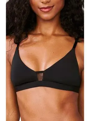 Pepper Limitless Wirefree Scoop Bra Black