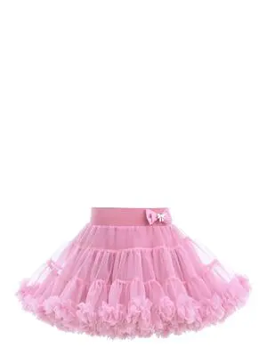 MIMI TUTU Bow Tulle Skirt - Pink Pastel