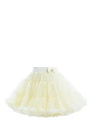 MIMI TUTU Bow Tulle Skirt - Yellow Pastel