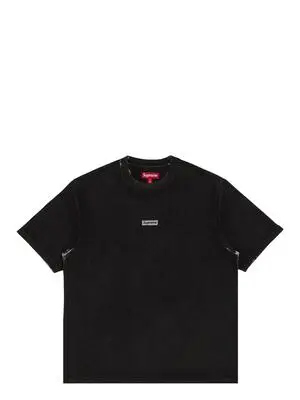 Supreme Overprint Small Box Short-sleeve Top - Black