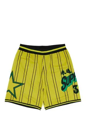 Supreme Star Basketball Short - Yellow