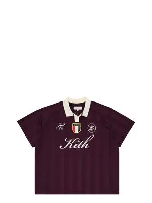Kith Shadow Stripe Marcel Soccer Jersey - Red