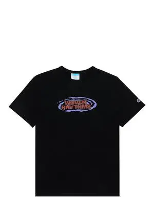 NICHOLAS DALEY Exclusive For Manifesto Woven Rhythms Tee - Black
