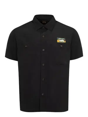 HUMAN MADE Nylon Short-sleeve Shirt - Black