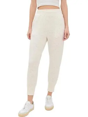Varley The Slim Cuff Pants 25 - Ivory Marl